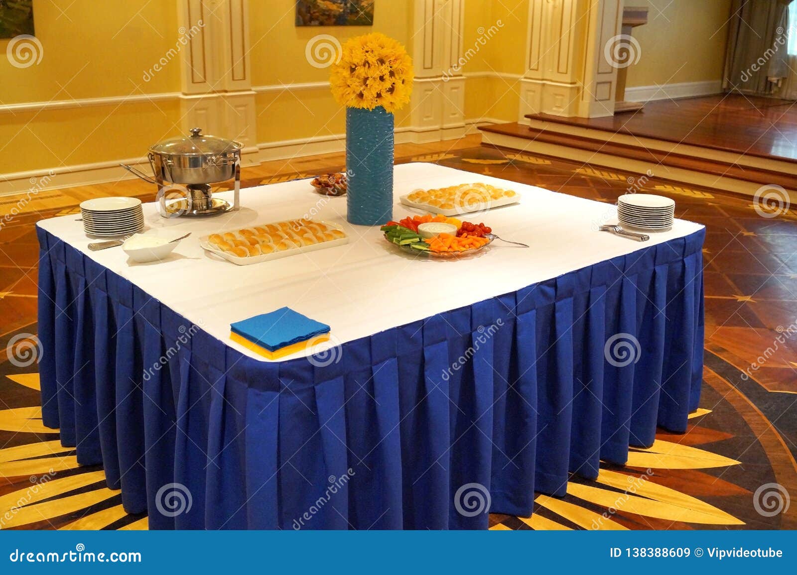 Table for a Festive Buffet in the Ukrainian Style Stock Image - Image ...