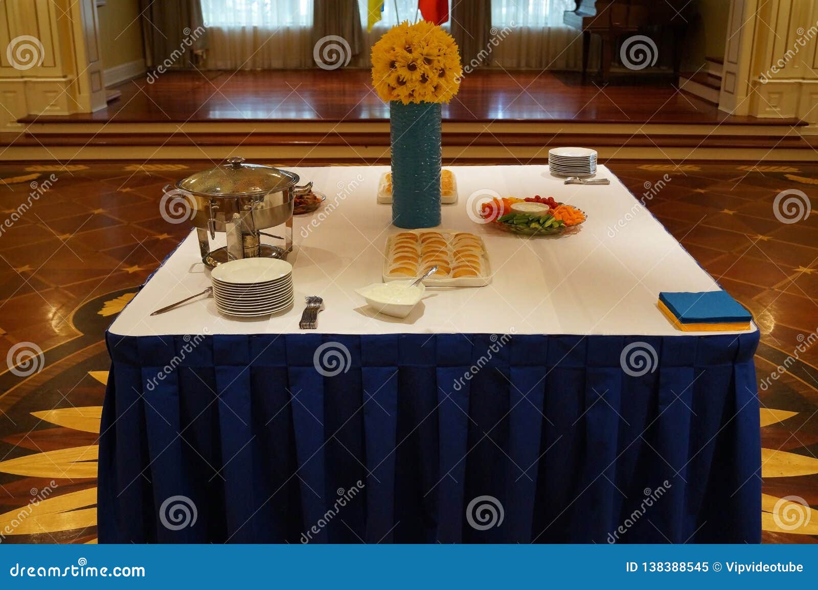 Table for a Festive Buffet in the Ukrainian Style Stock Image - Image ...