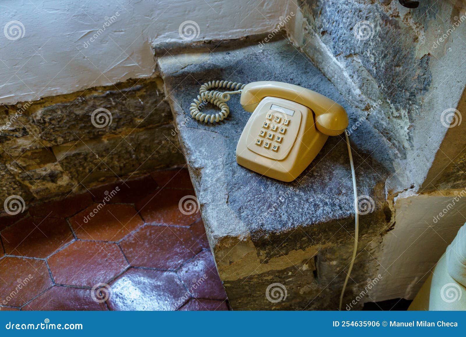 Table Fixed Telephone of the 80& X27;s in Spain with Key Dialing ...