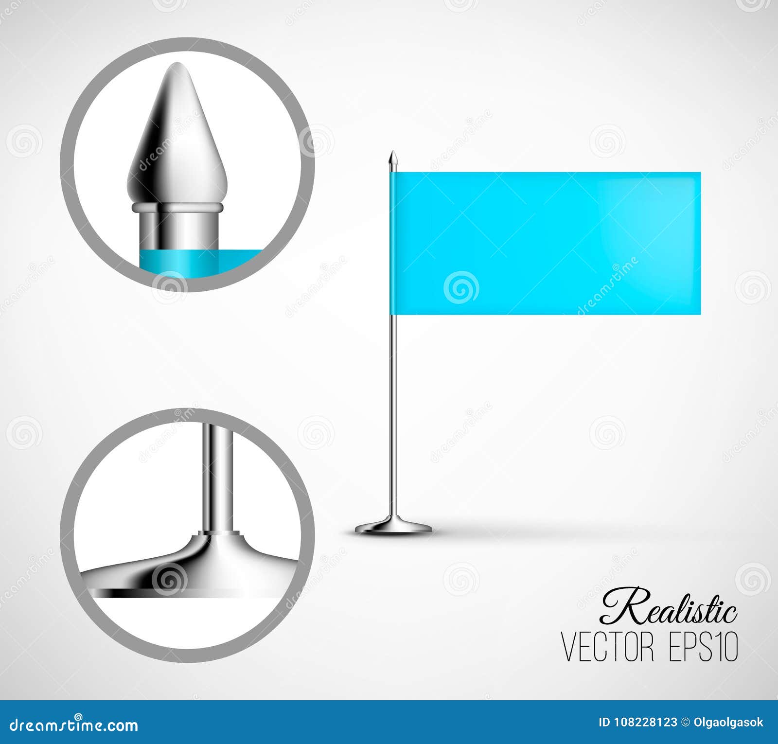 Table flag template stock vector. Illustration of business - 108228123