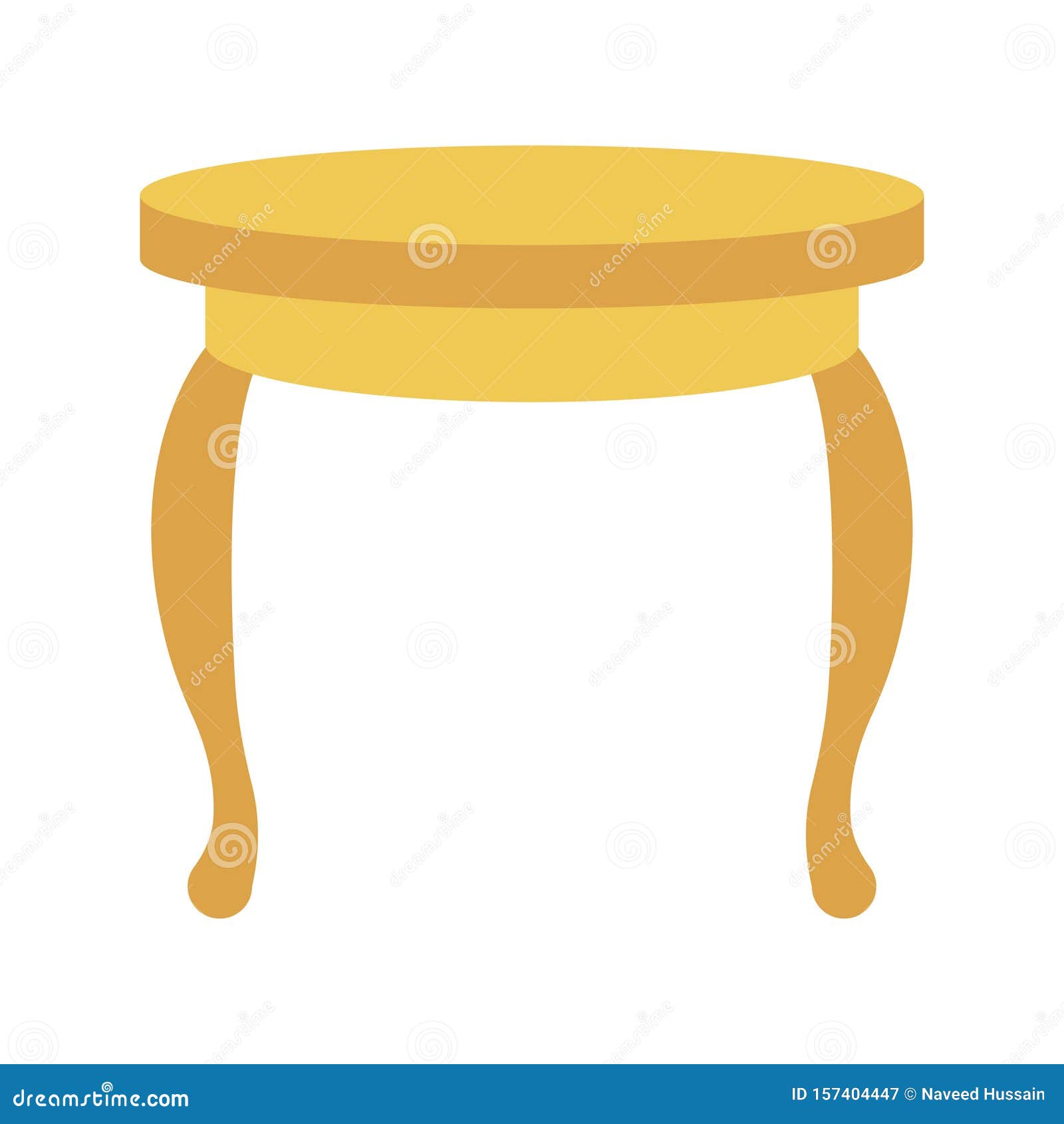 Table flat vector ic on stock vector. Illustration of kitchen - 157404447