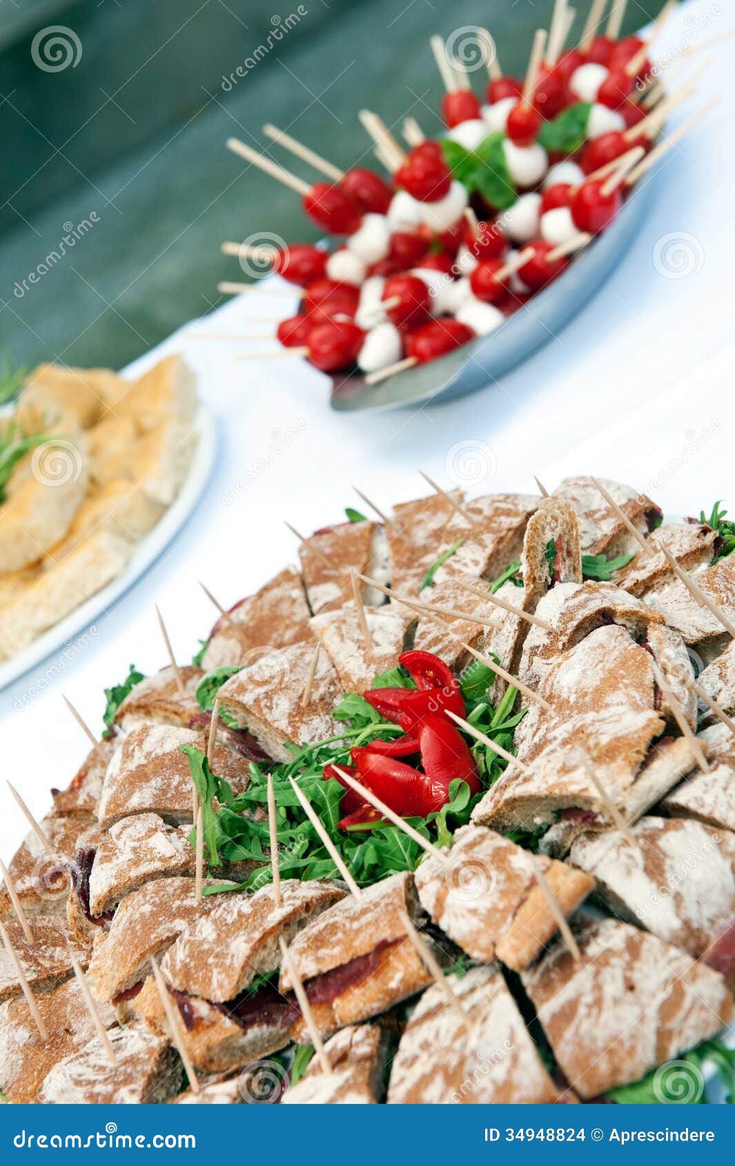 Table with food stock photo. Image of cheese, banquet - 34948824