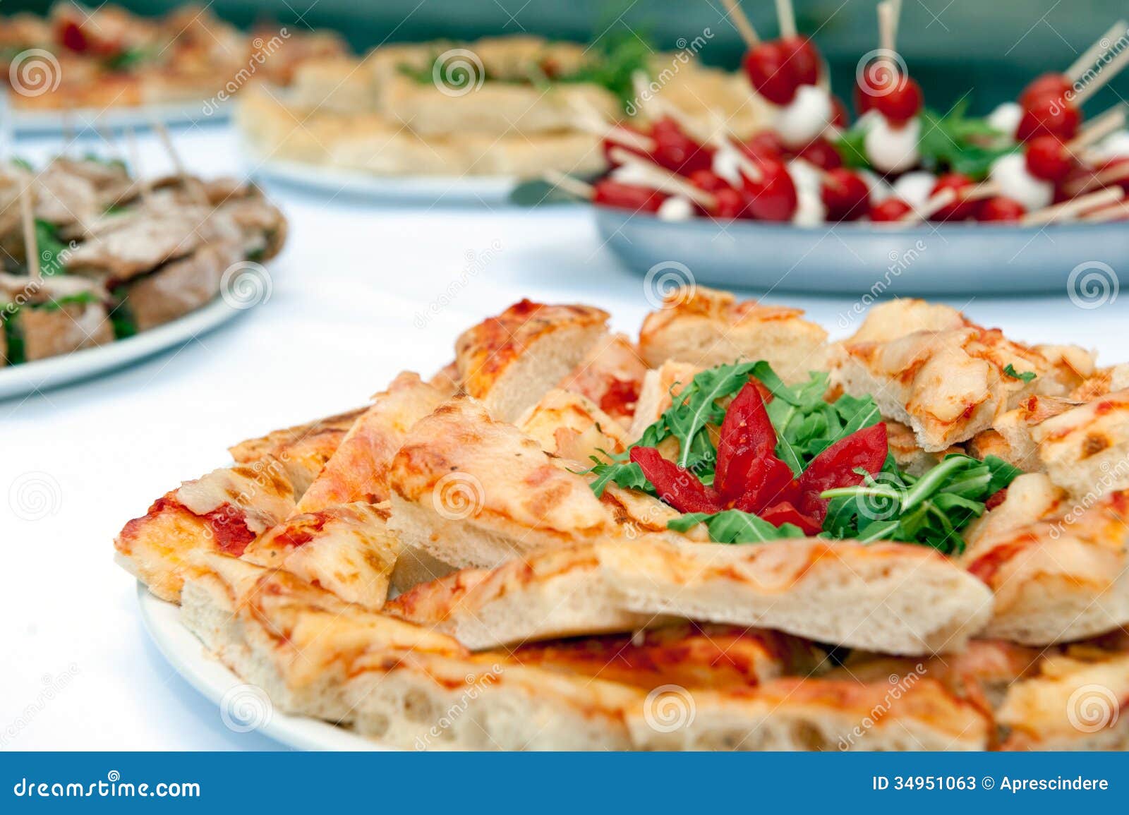 Table with food stock image. Image of dishware, decoration - 34951063