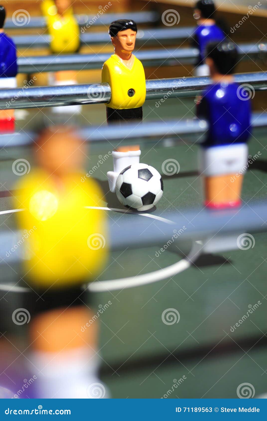 Table Football Figures stock image. Image of miniature - 71189563
