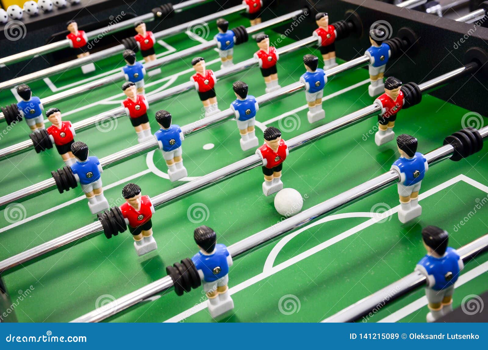 Table football, foosball stock image. Image of object - 141215089