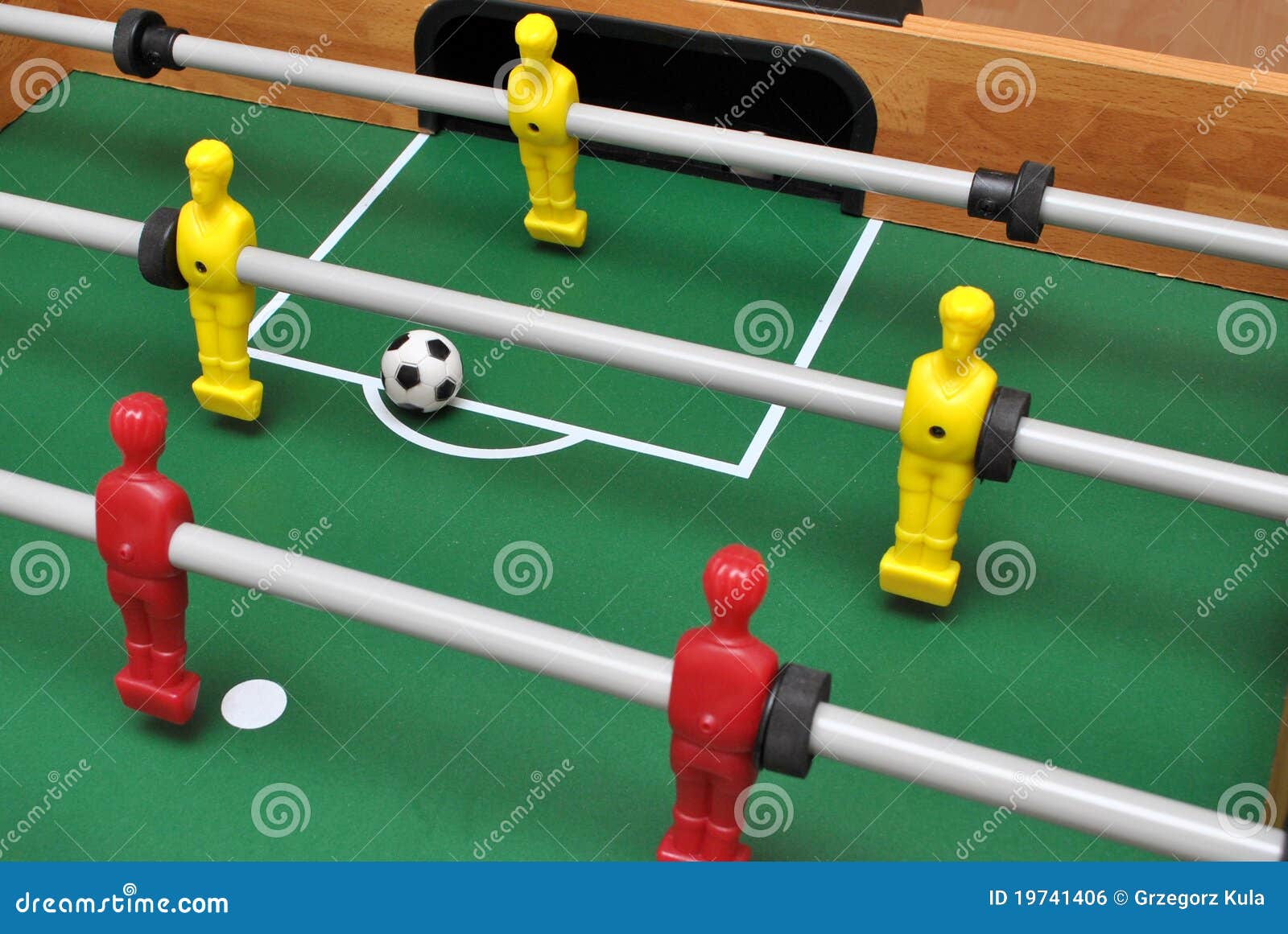 Table Football Game stock photo. Image of ball, competitive - 19741406