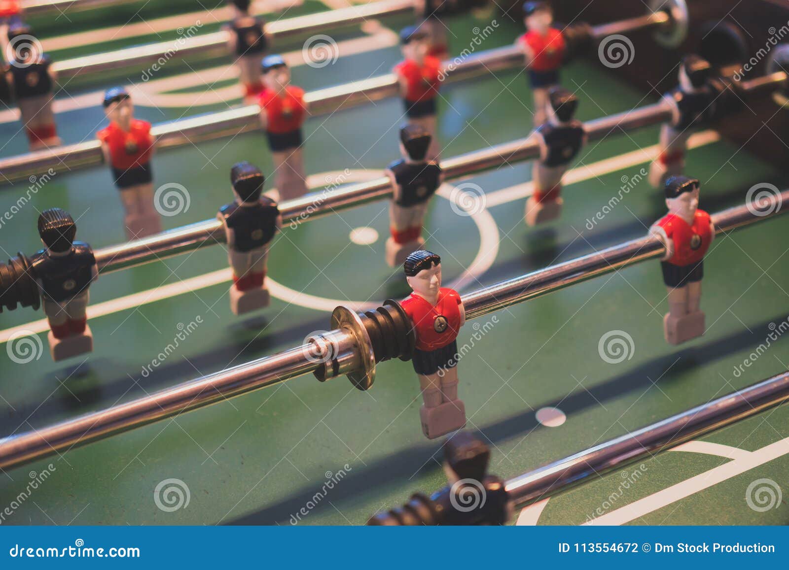 Table football game. stock photo. Image of foosball - 113554672