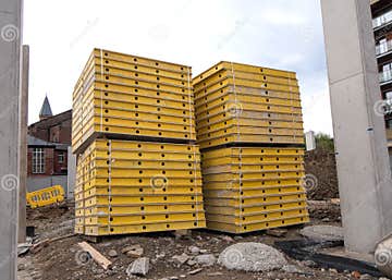 Table Form, Deck Formwork, Flying Form for Slab Concrete Stock Image ...