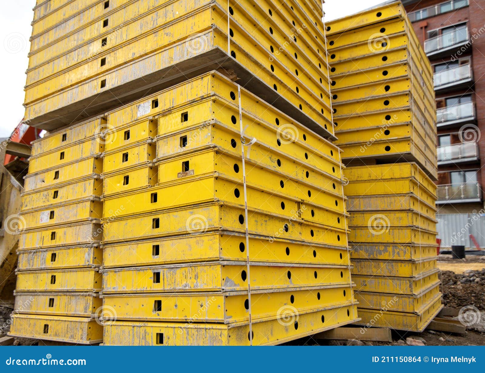 Table Form, Deck Formwork, Flying Form for Slab Concrete Stock Photo ...