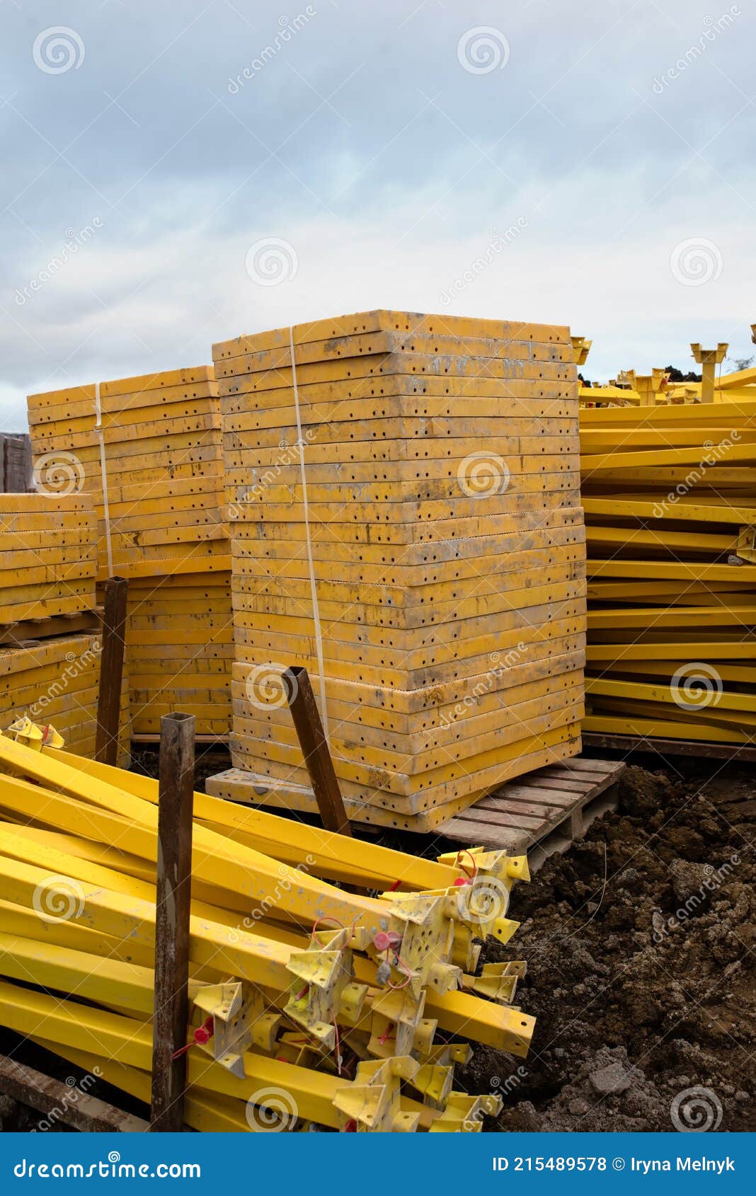 Table Form, Deck Formwork, Flying Form For Slab Concrete Royalty-Free ...