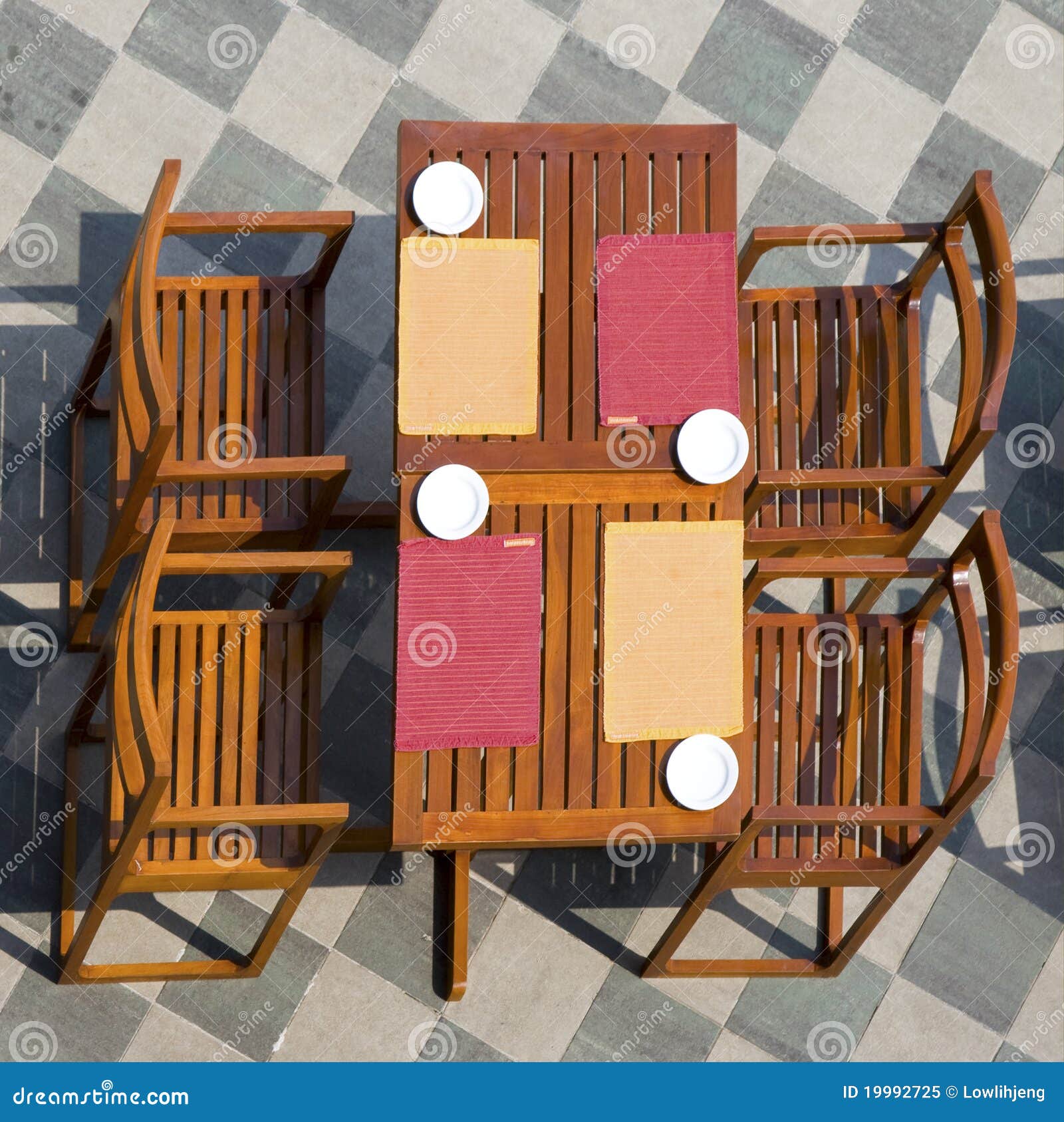 Table for four stock image. Image of colors, grey, four - 19992725