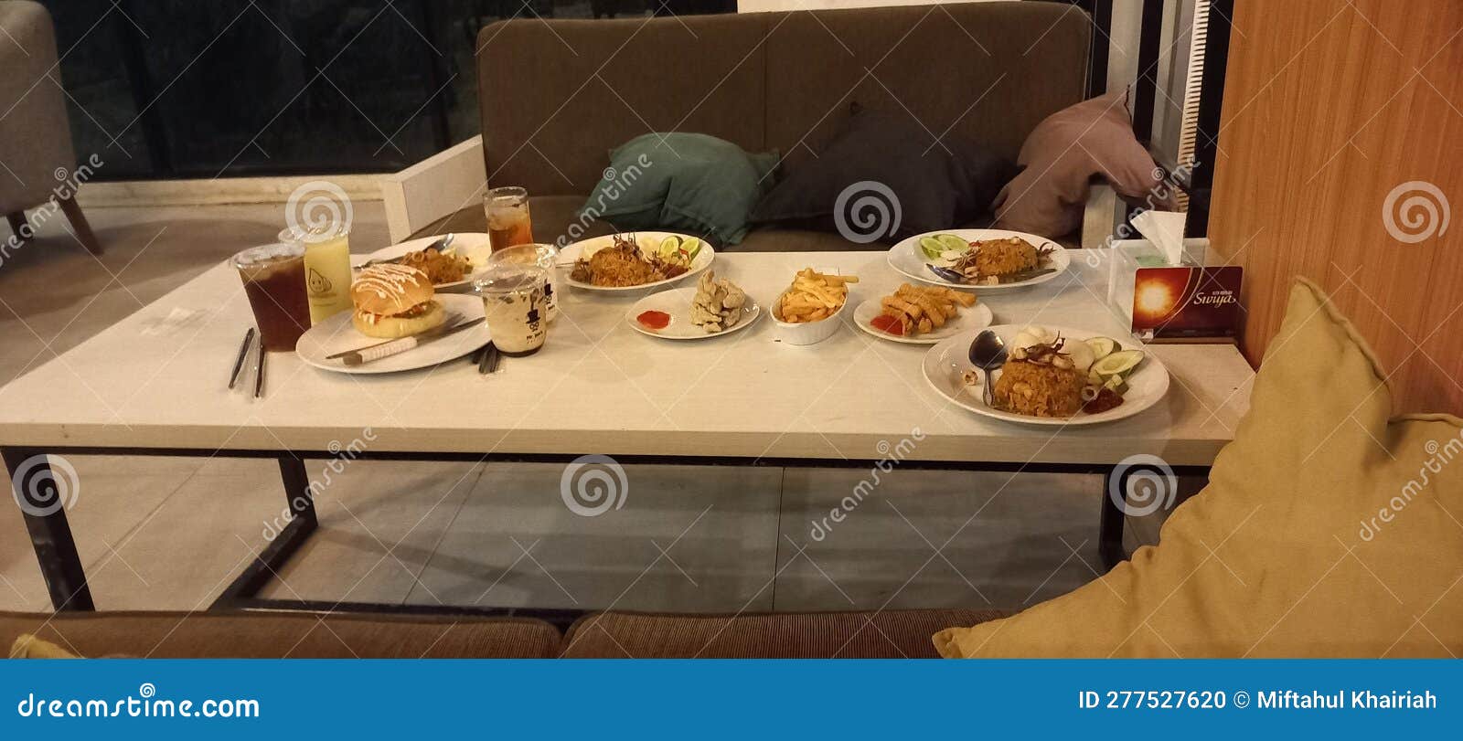Table Full of Delicious Food Ready To Eat Stock Photo - Image of food ...
