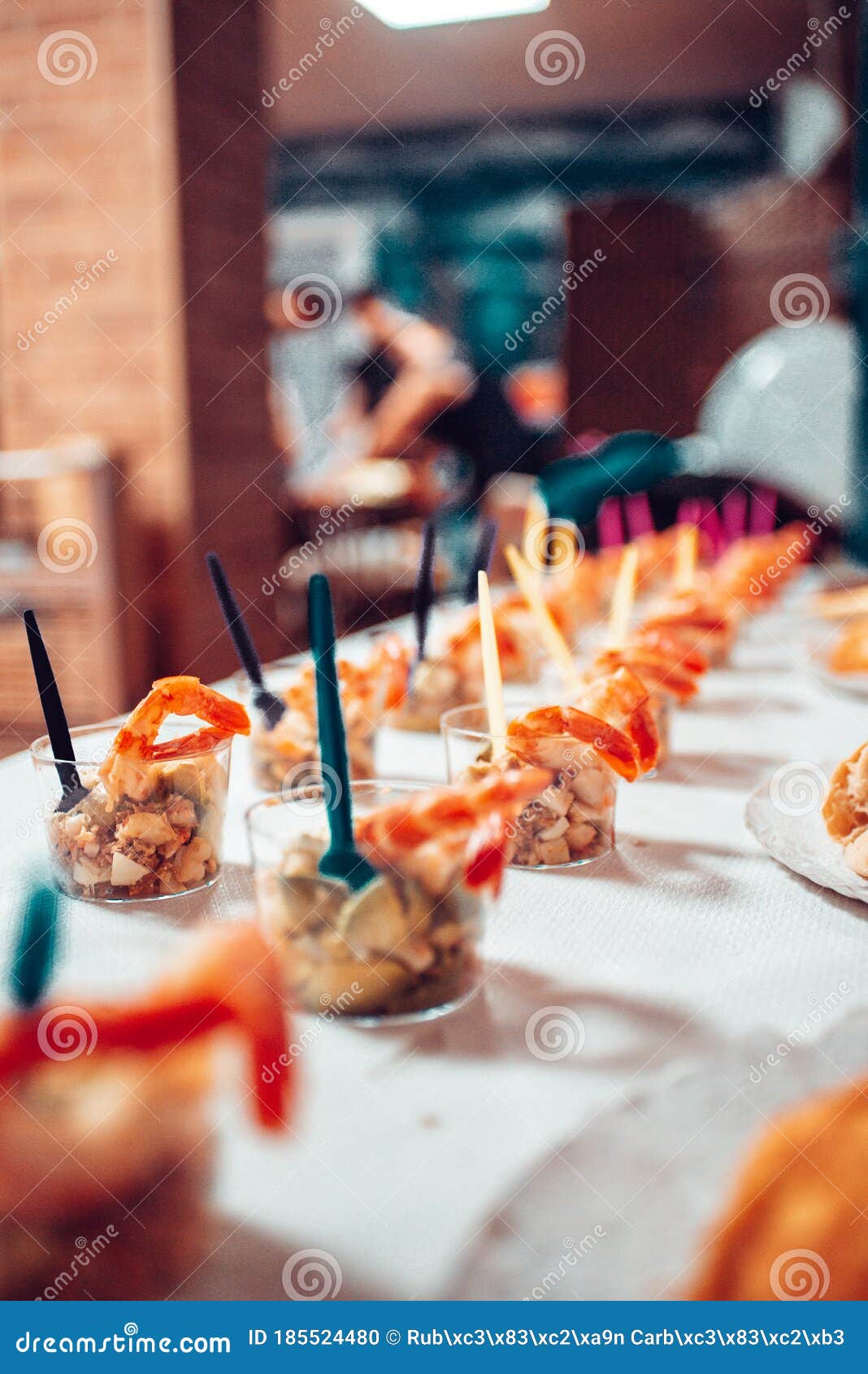 Table Full of Food at a Party Stock Photo - Image of holiday, appetizer ...