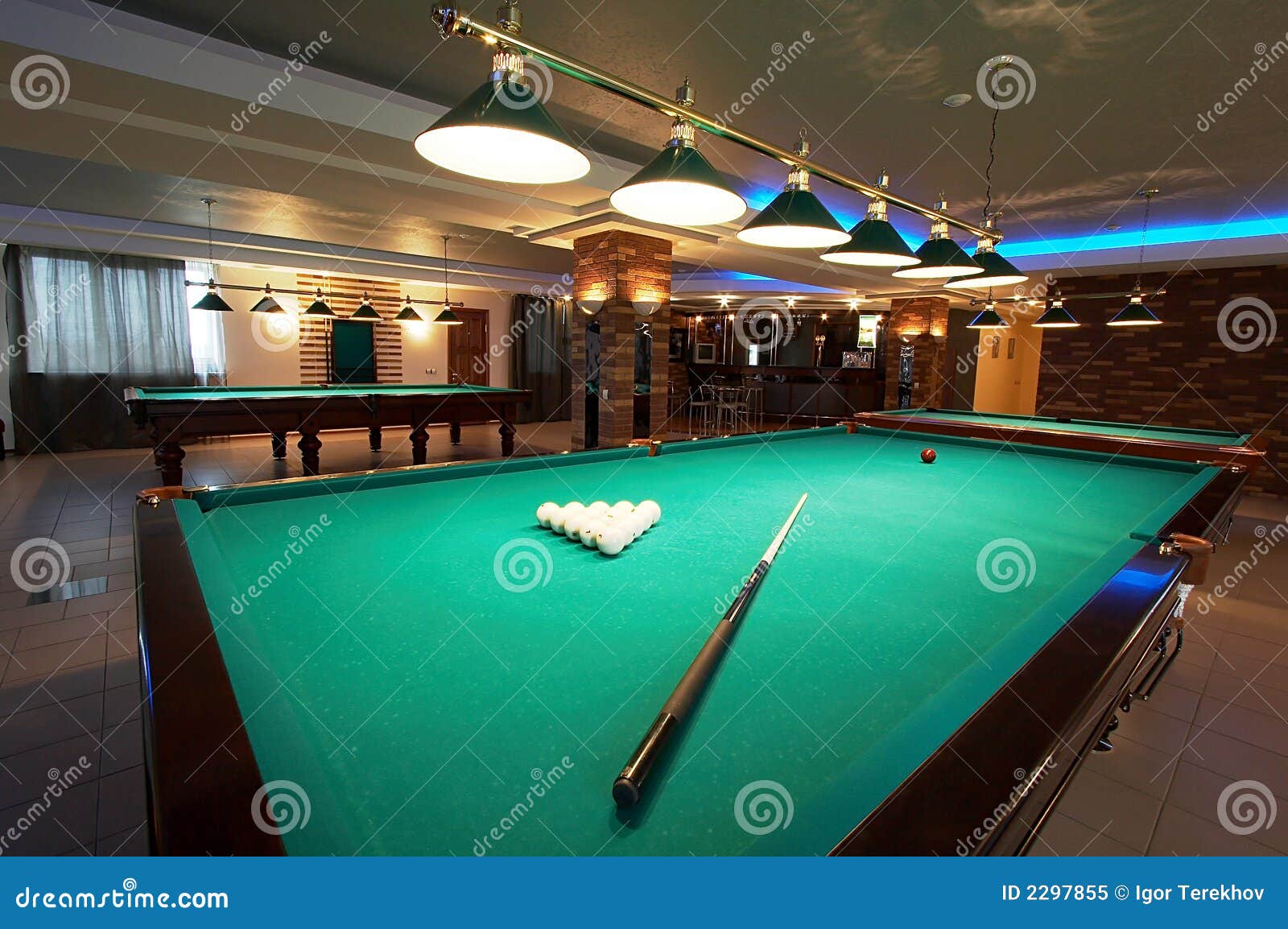 Table for Game in Billiards Stock Image - Image of billiard, club: 2297855
