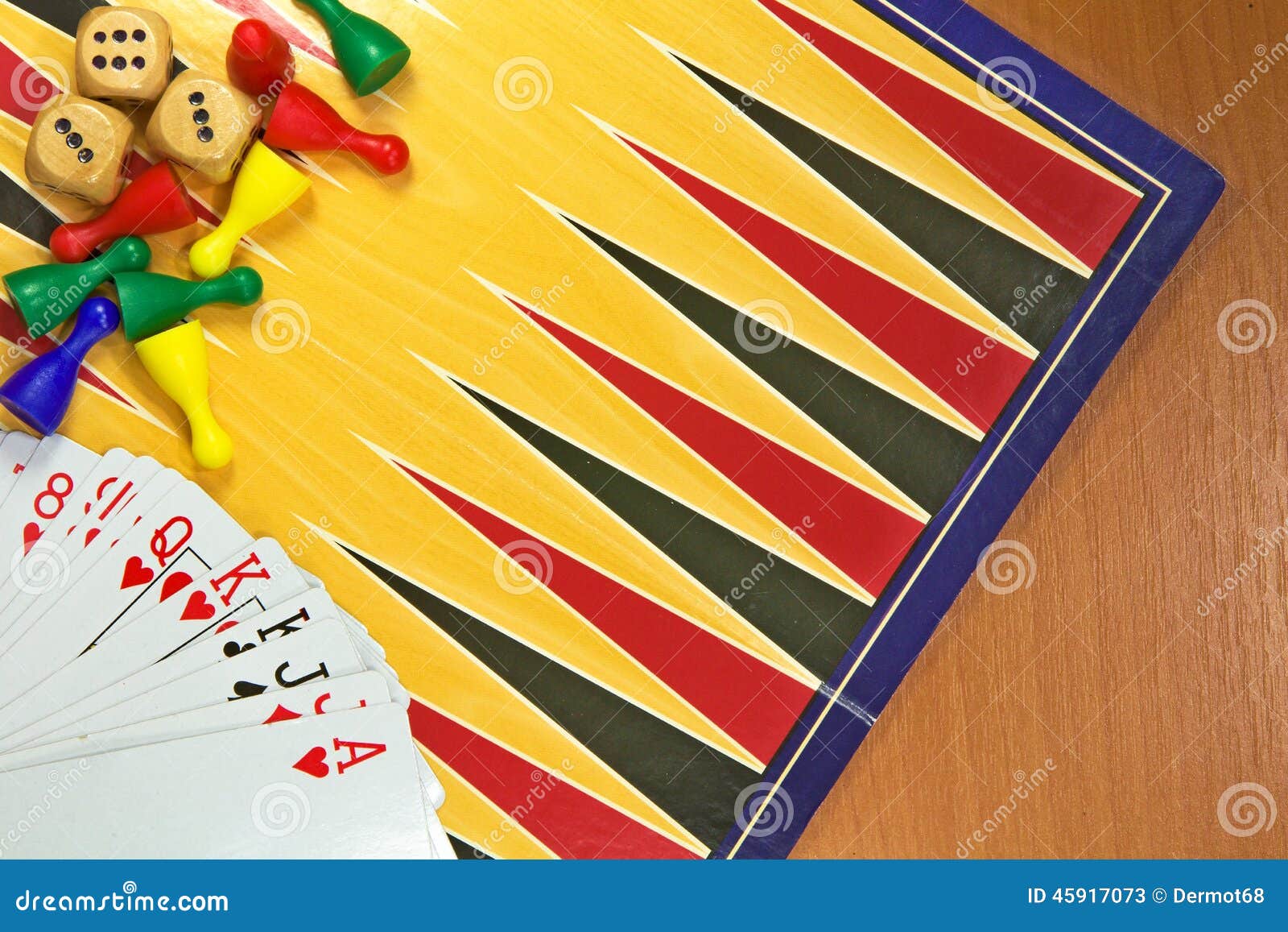 Table games mix stock image. Image of chessboard, luck - 45917073