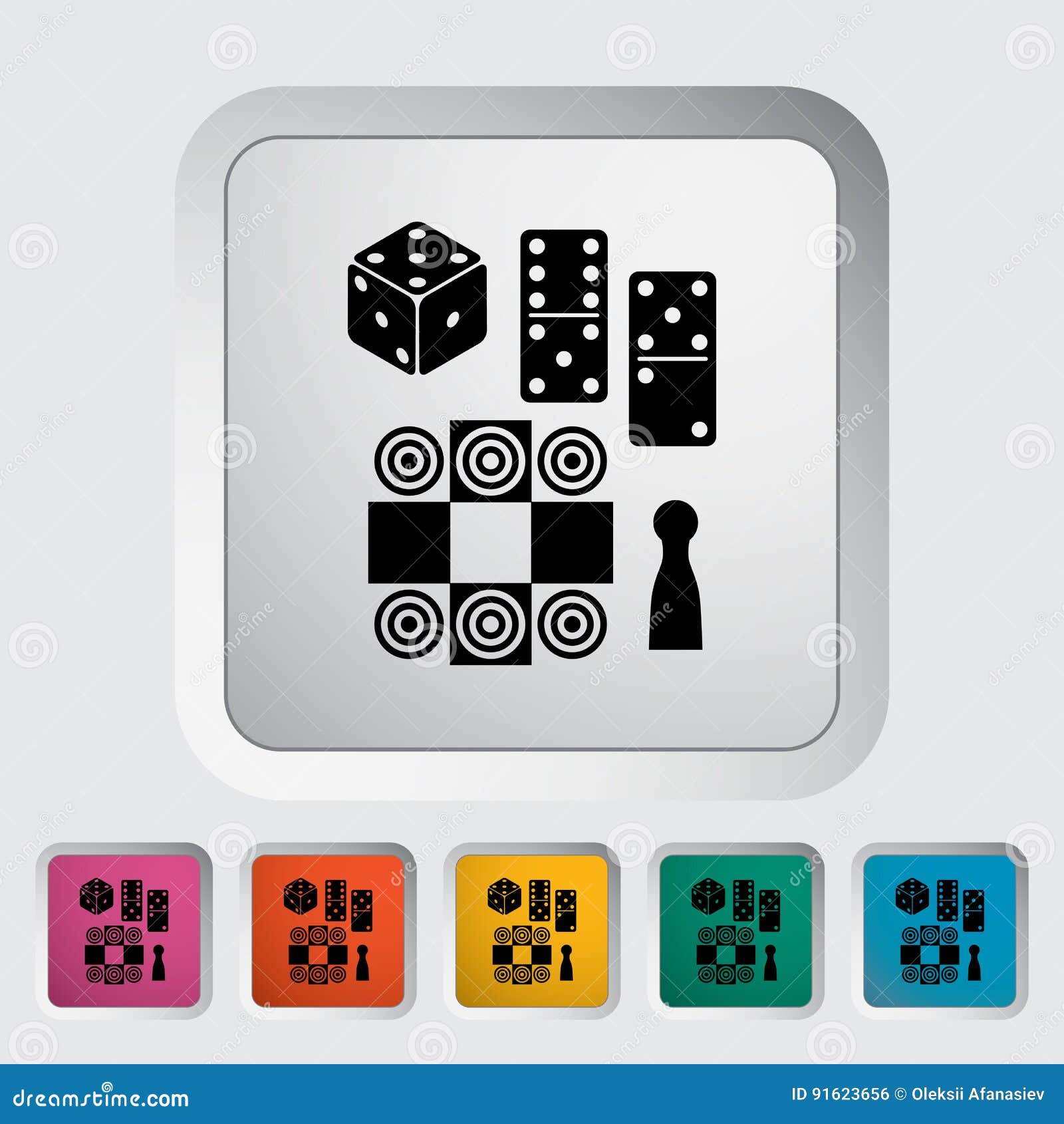 Table games stock vector. Illustration of competition - 91623656