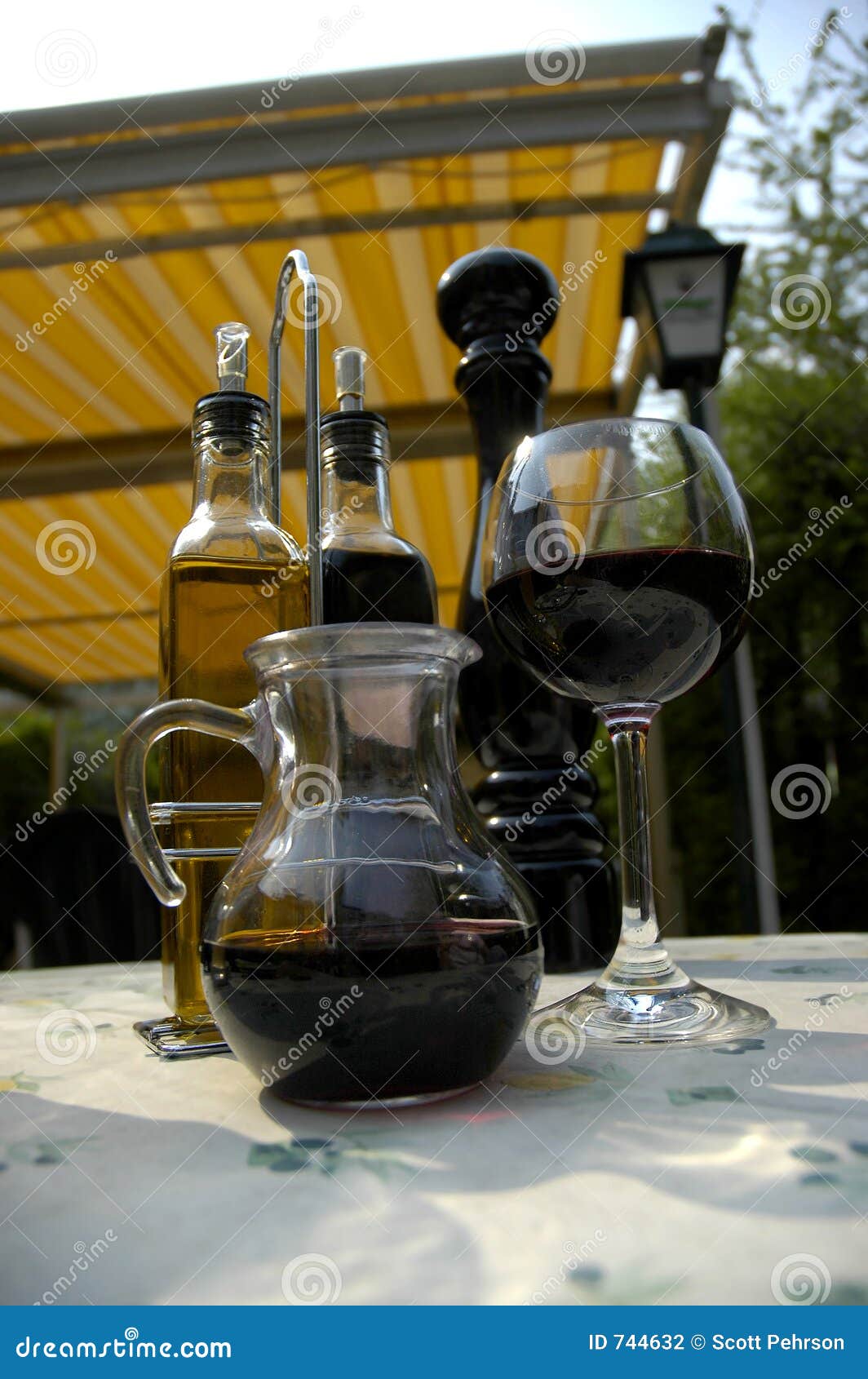Table Goodies stock photo. Image of vinegar, wine, places - 744632