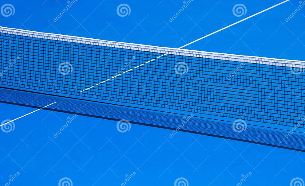 Table and Grid for Playing Table Tennis Stock Image - Image of playing ...