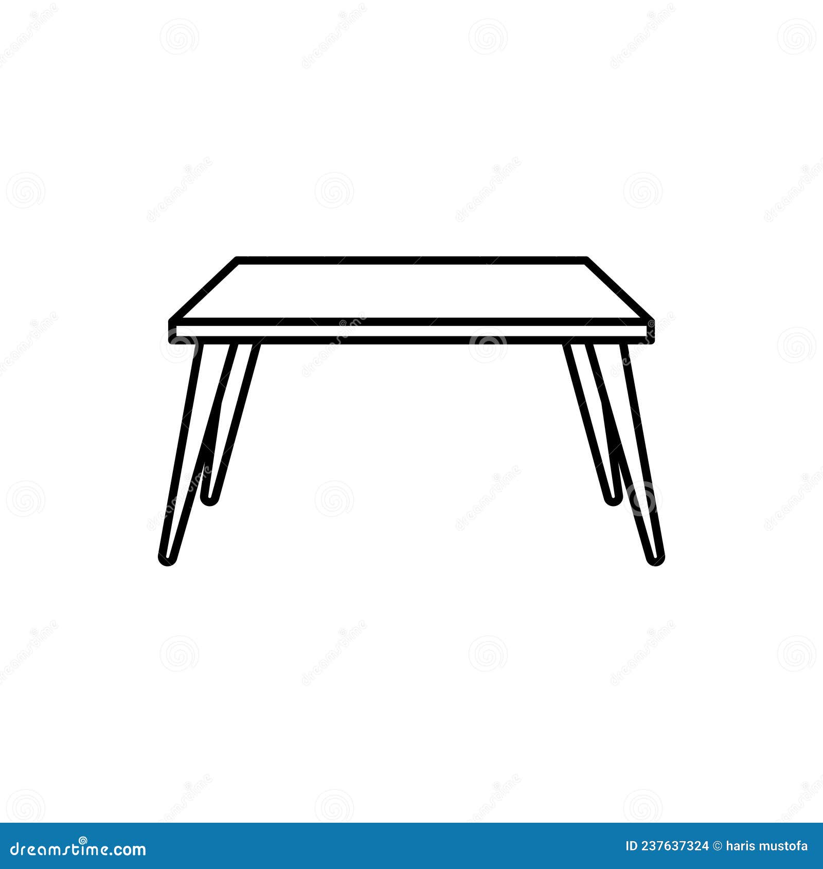 Table Icon Design Template Vector Isolated Illustration Stock Vector ...