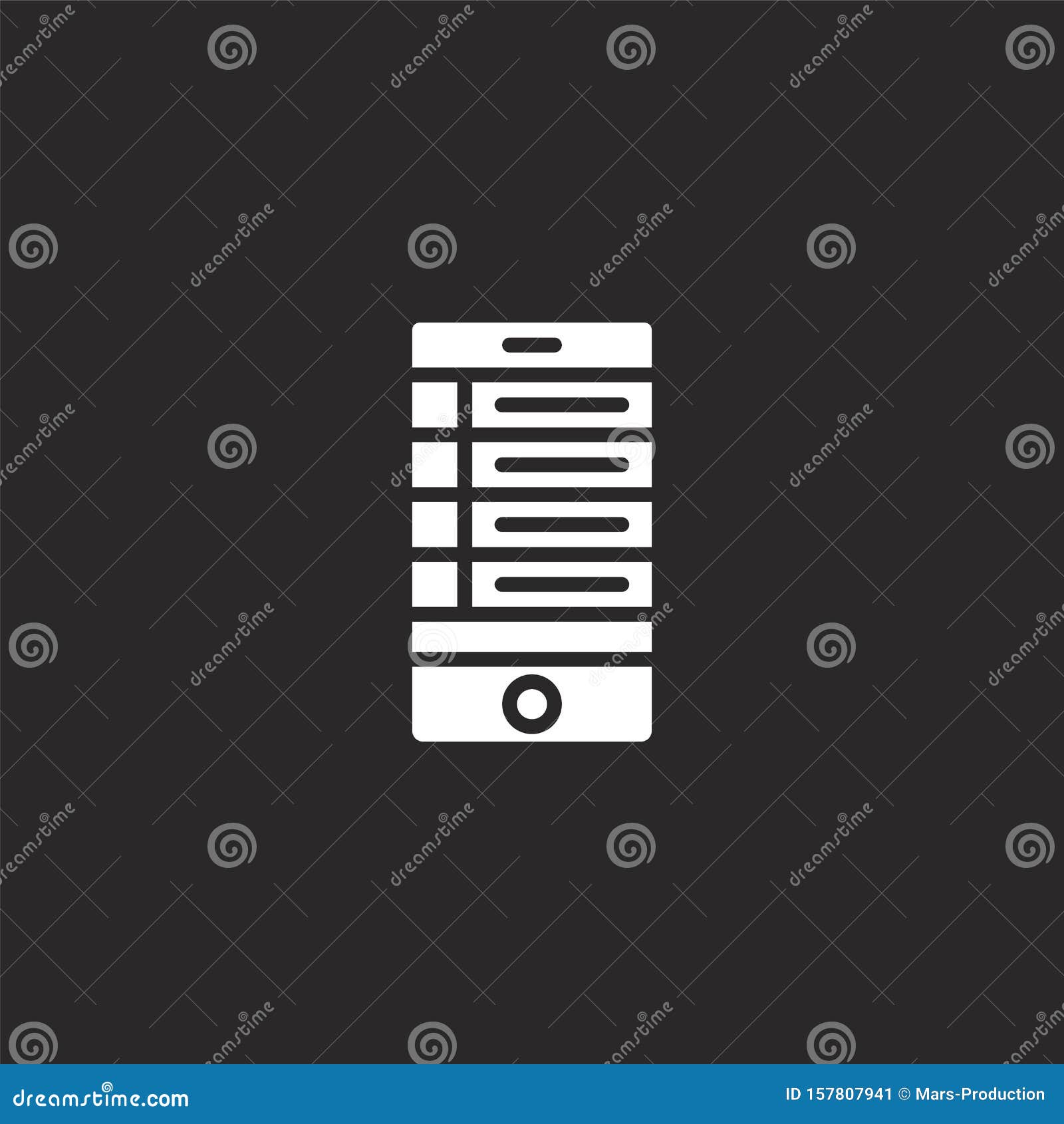 Table Icon. Filled Table Icon for Website Design and Mobile, App ...