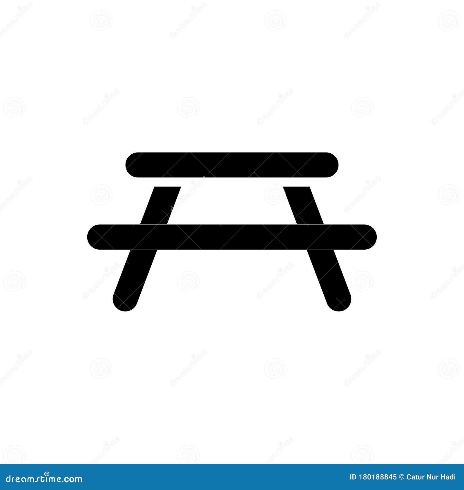 Table Icon Flat Vector Template Design Trendy Stock Vector ...