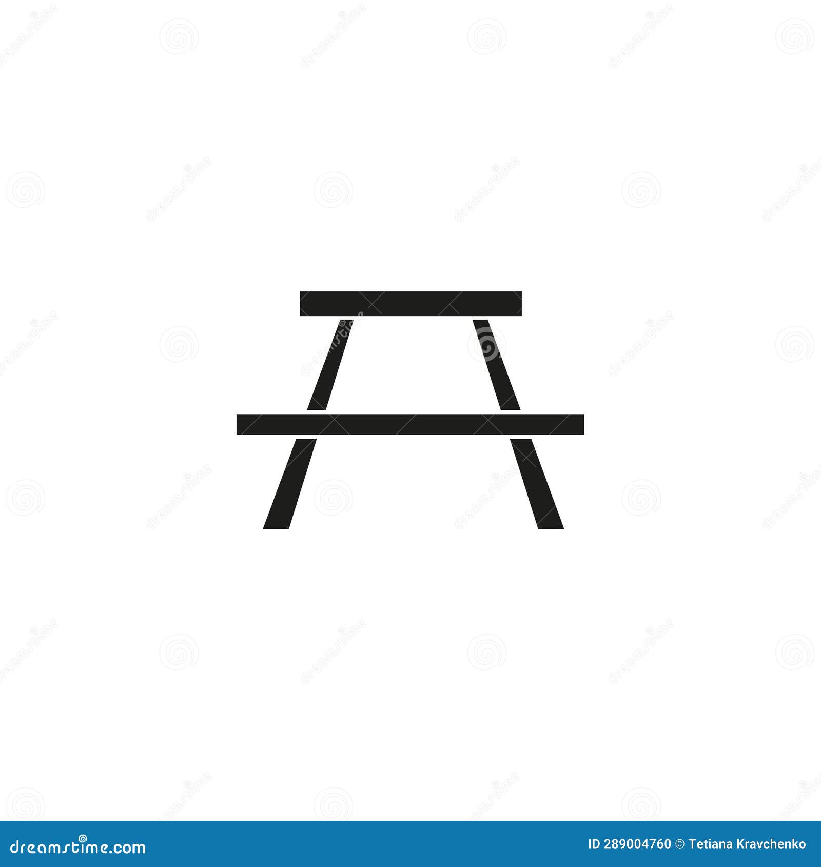 Table Icon. Vector Illustration. EPS 10 Stock Vector - Illustration of ...