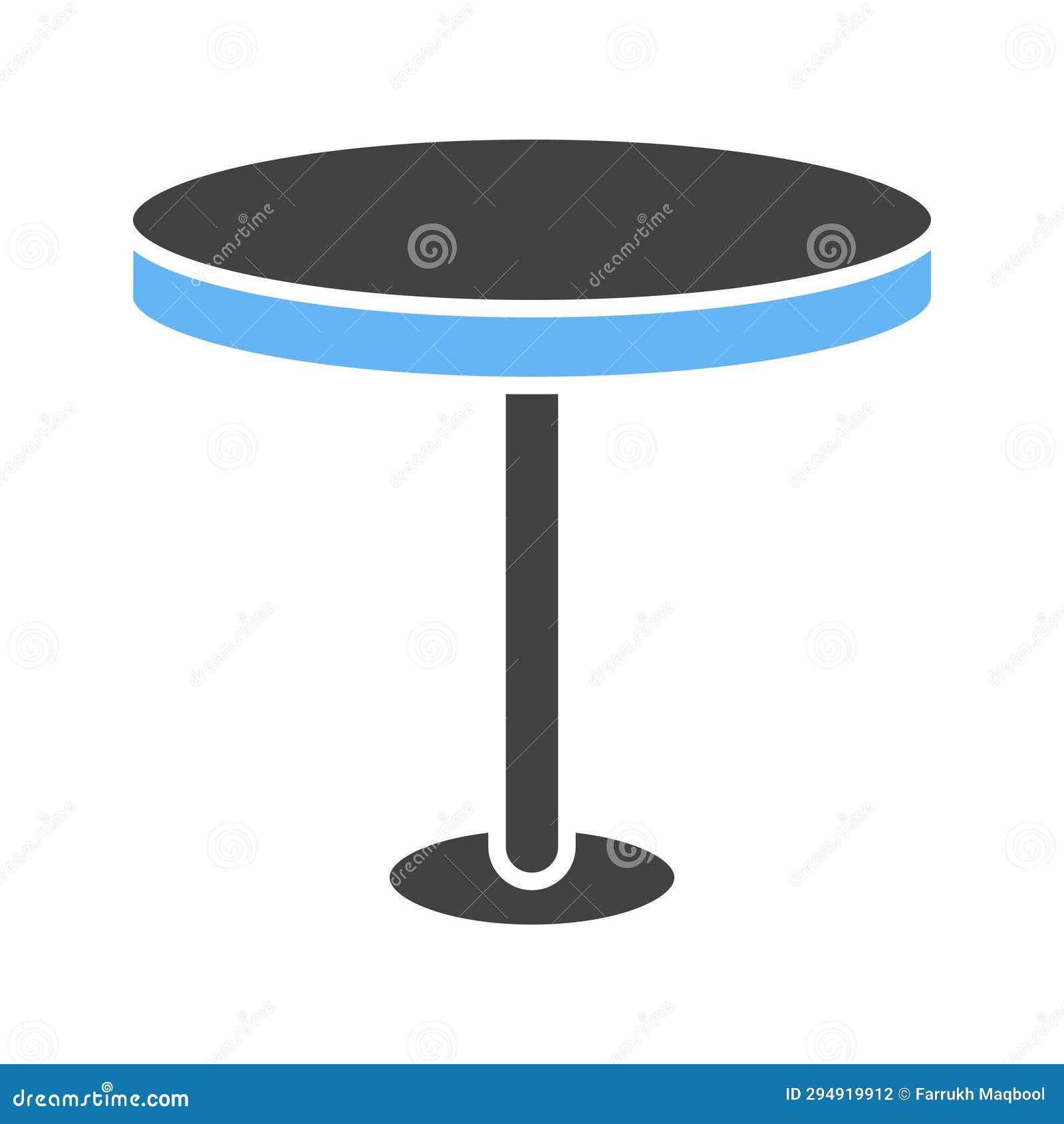 Table icon vector image. stock illustration. Illustration of discount ...