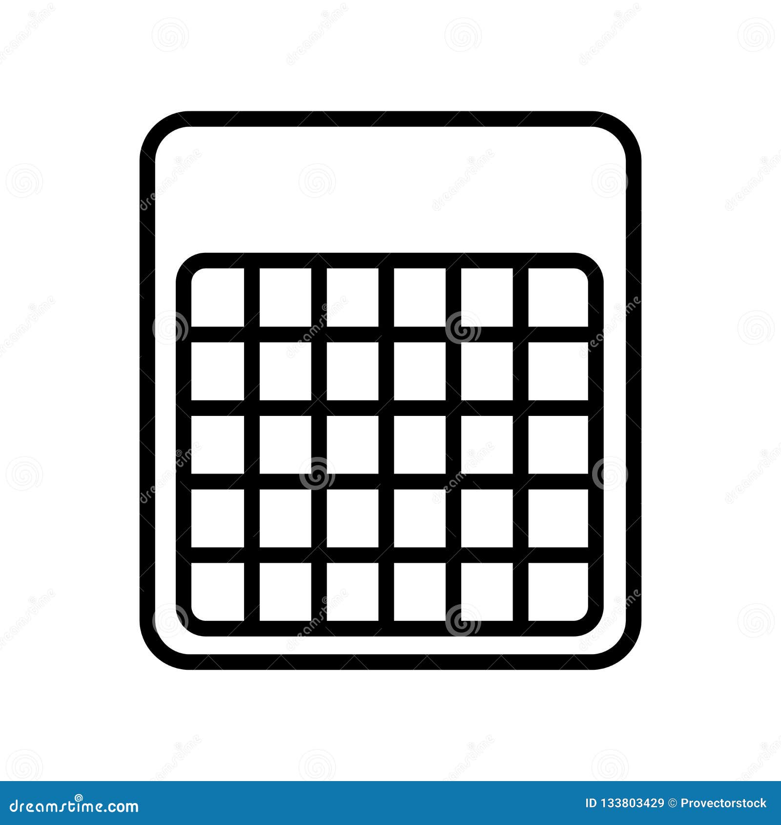 Table Icon Vector Sign and Symbol Isolated on White Background Stock ...