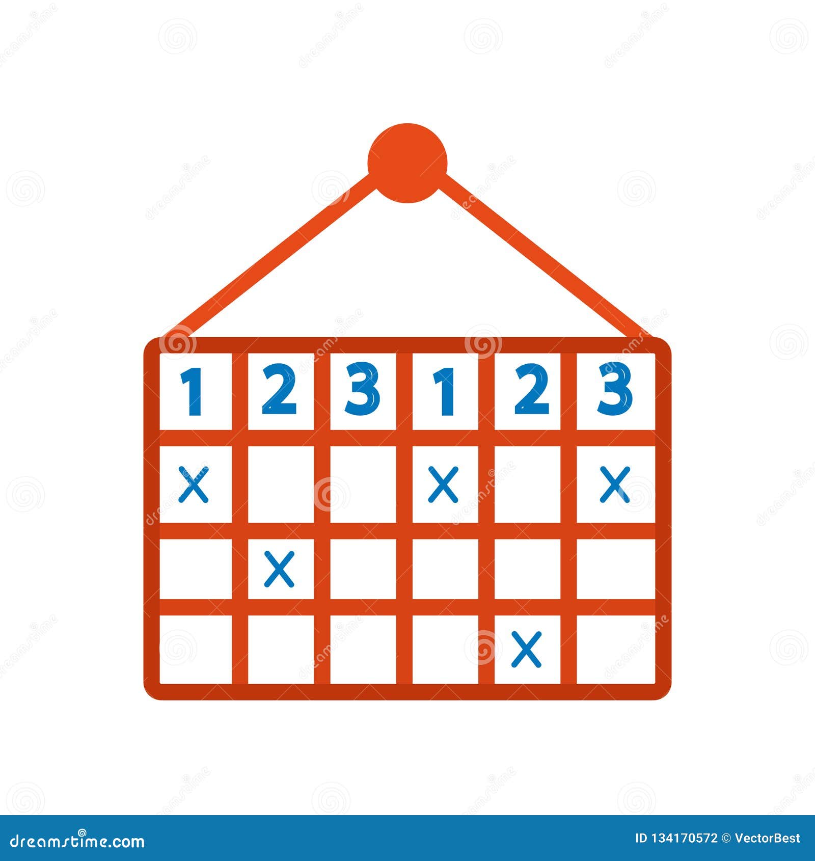 Table Icon Vector Sign and Symbol Isolated on White Background, Table ...