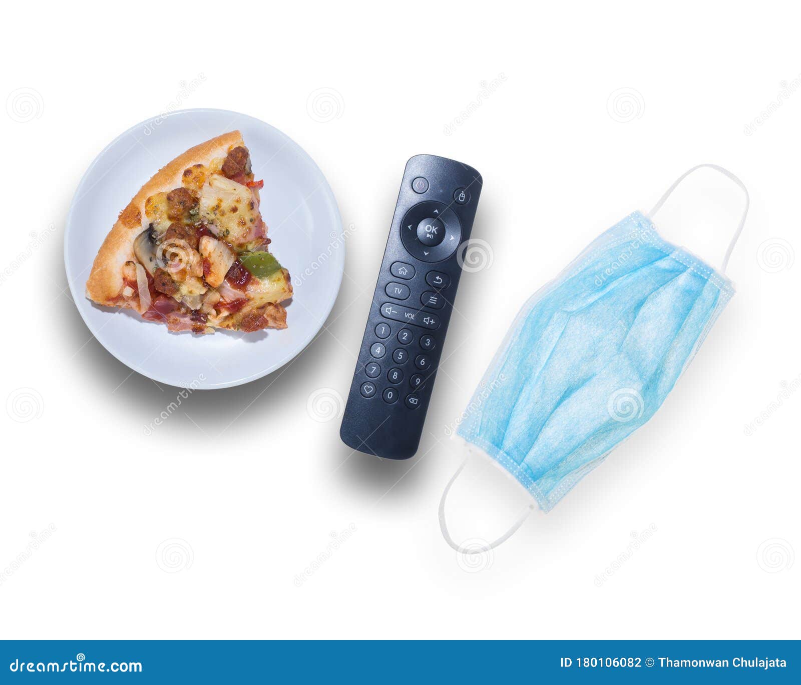 On Table Inside the Home of the Era of the Covid 19 Virus Stock Photo ...