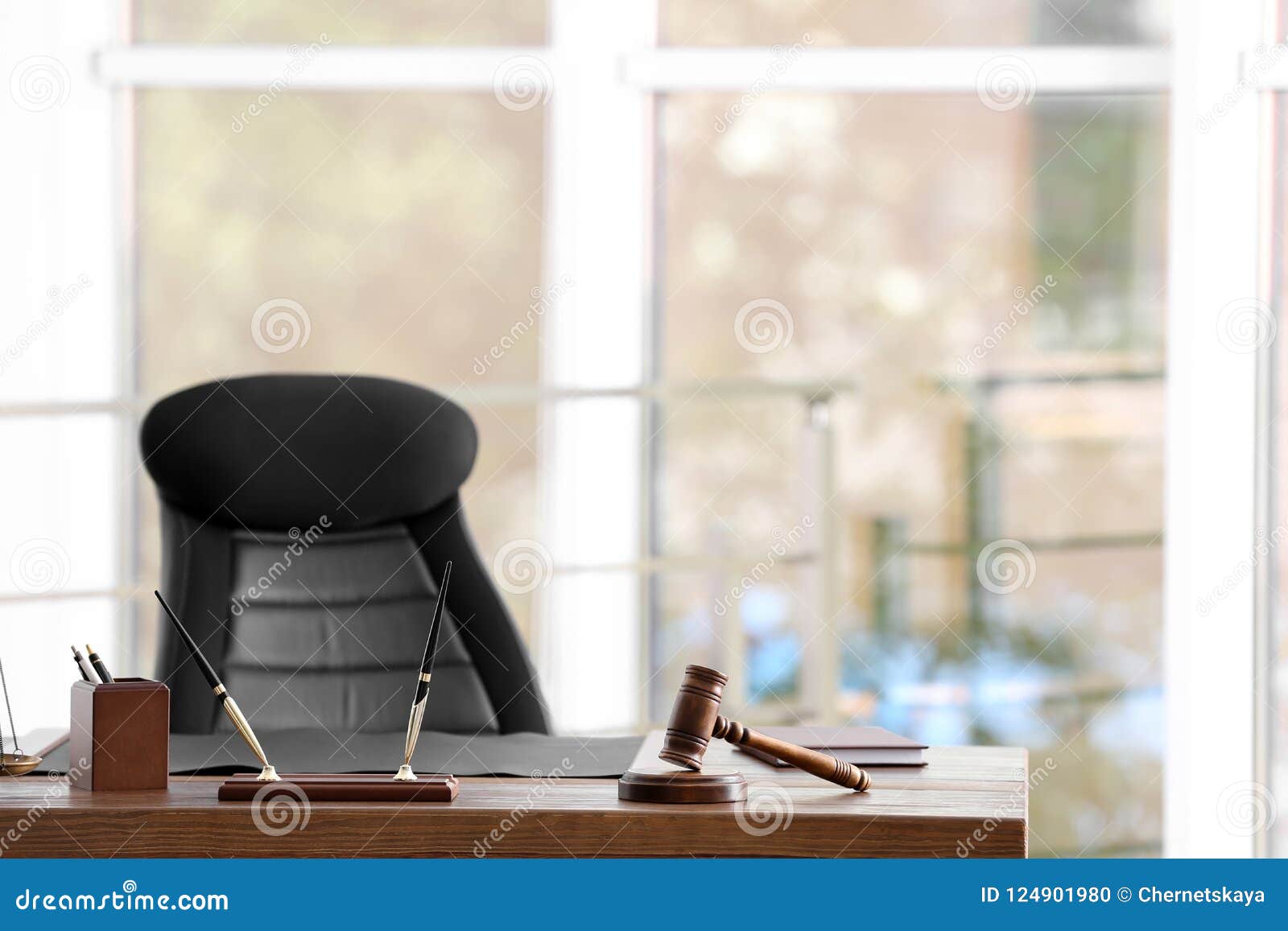 Table with Judge Gavel in Lawyer`s Stock Photo - Image of background ...