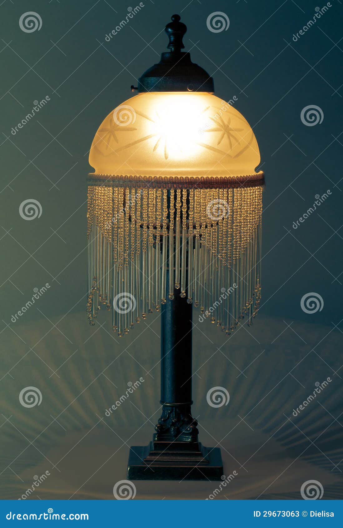 Table lamp stock image. Image of decoration, glass, lighting - 29673063