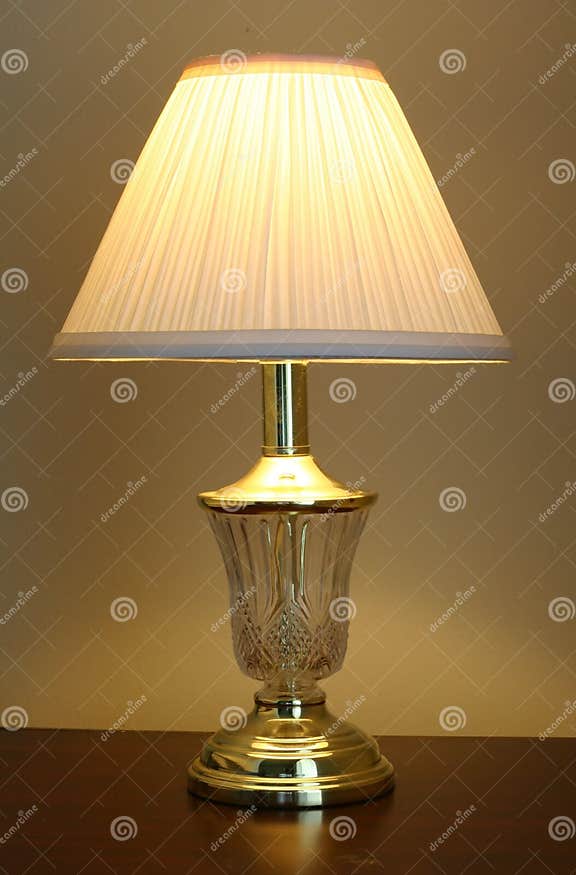 Table Lamp stock image. Image of hotel, bright, study, evening - 55801