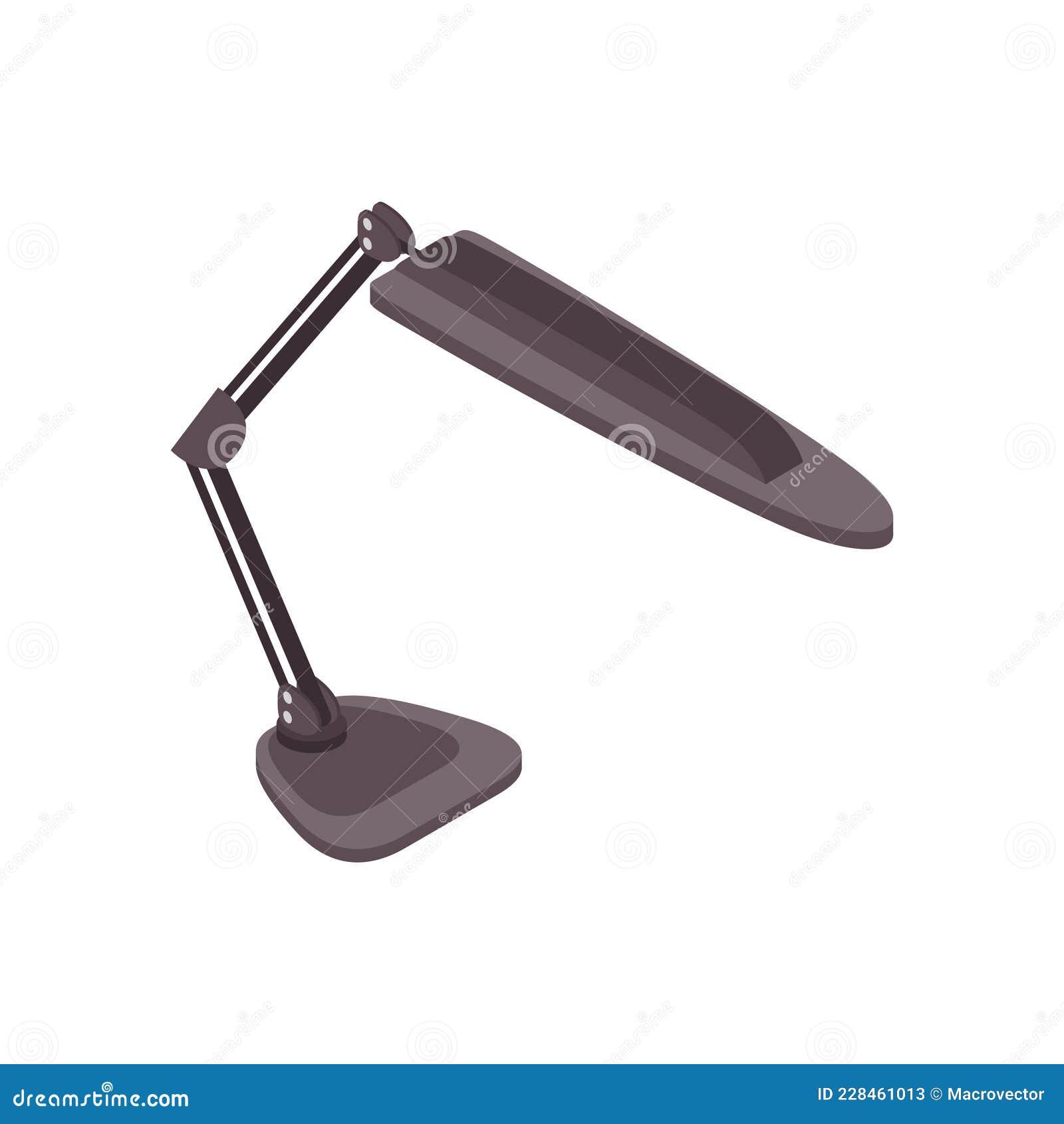 Table Lamp Isometric Composition Stock Vector - Illustration of baby ...