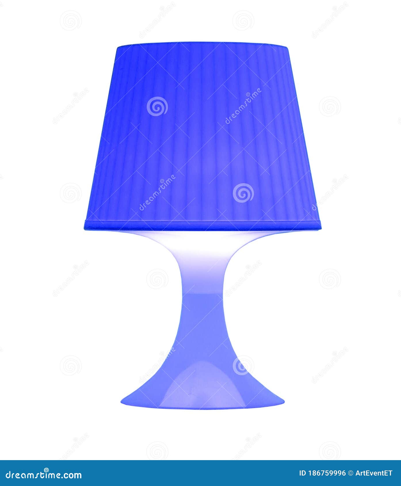 Table Lamp with Soft Light in Bedroom Stock Photo - Image of bedroom ...