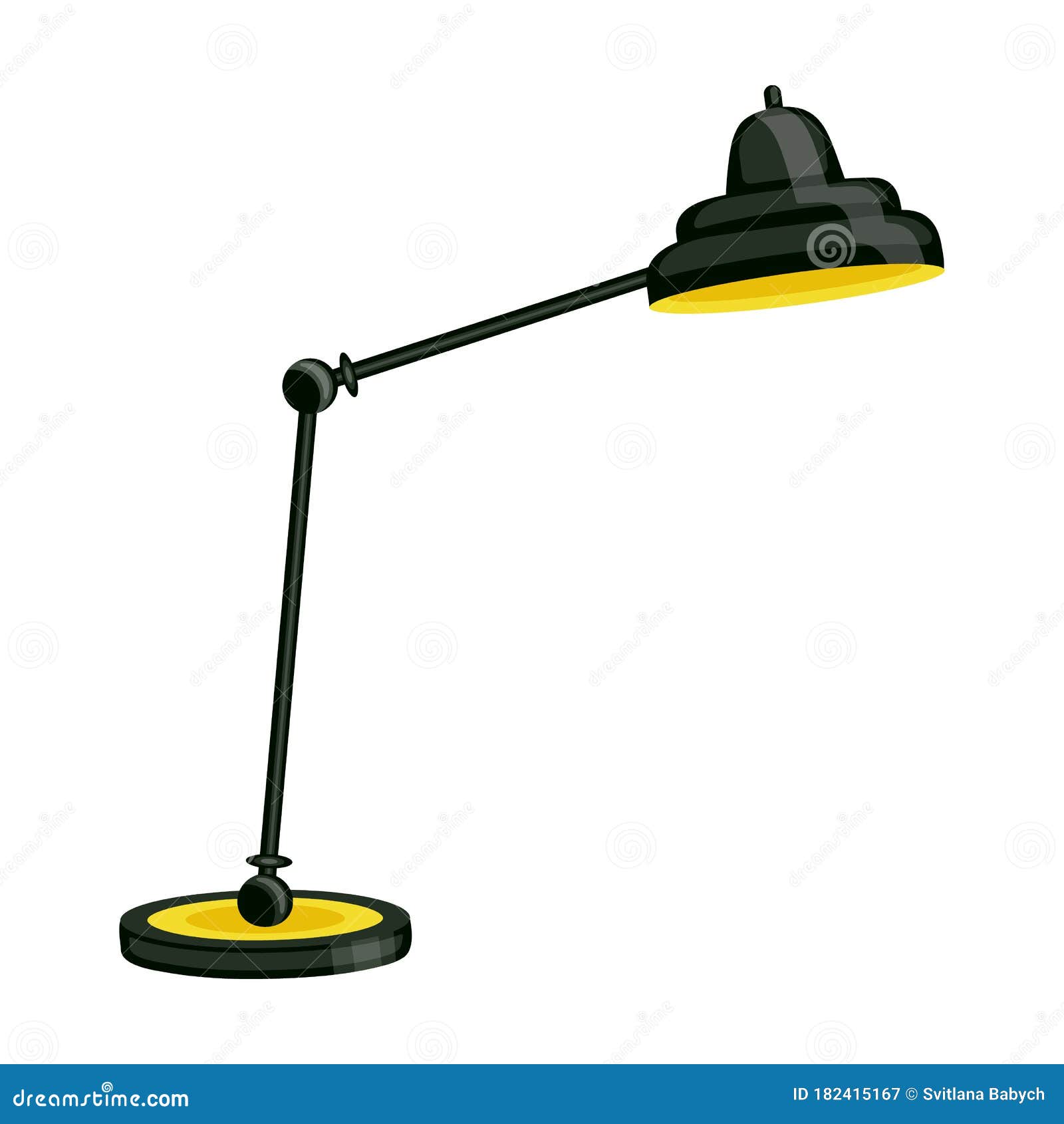 Table Lamp Vector Icon.Cartoon Vector Icon Isolated on White Background ...