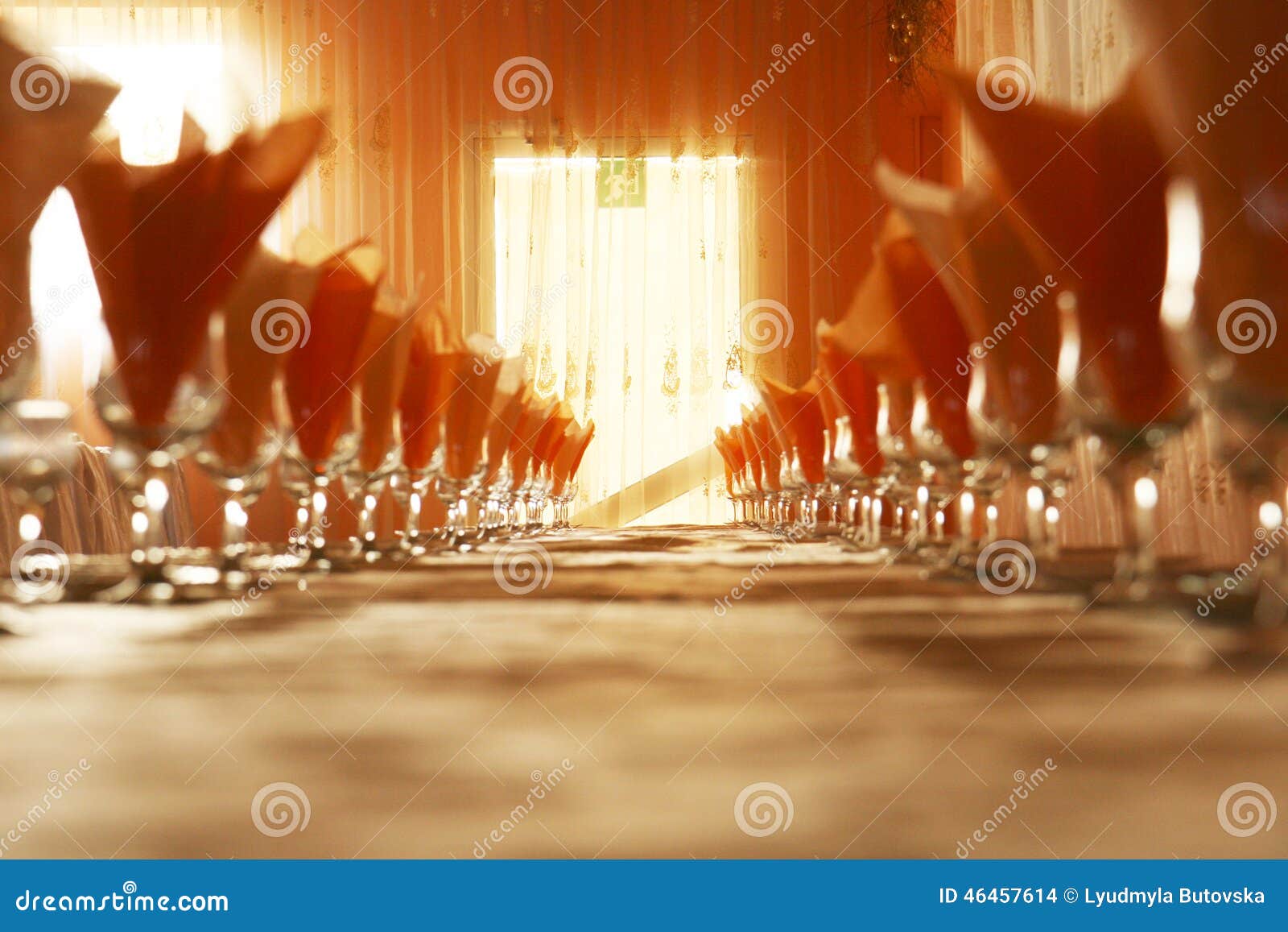 Table Layout By A Table Silver Stock Photography | CartoonDealer.com ...