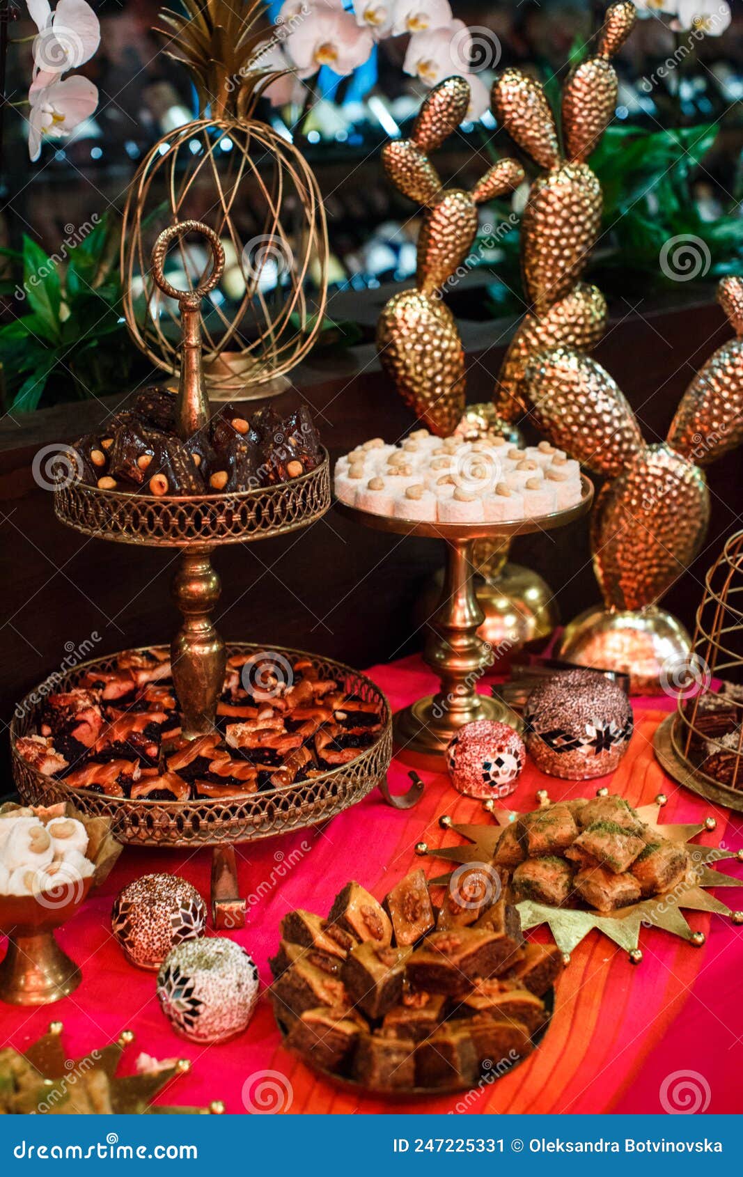 Table with Loads of Cakes and Cupcakes Stock Image - Image of baked ...