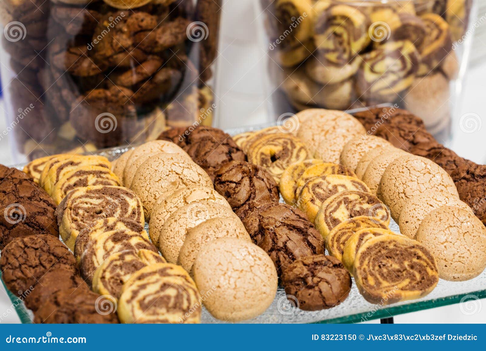 Table Lot of Different Biscuits Stock Photo - Image of table, cookies ...