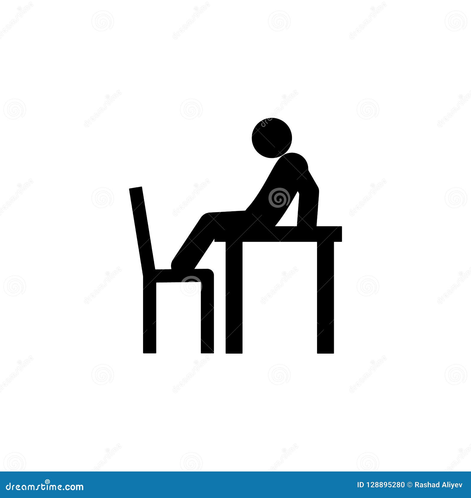Table, Man, Sitting Icon. Element of Man is Sitting Icon for Mobile ...