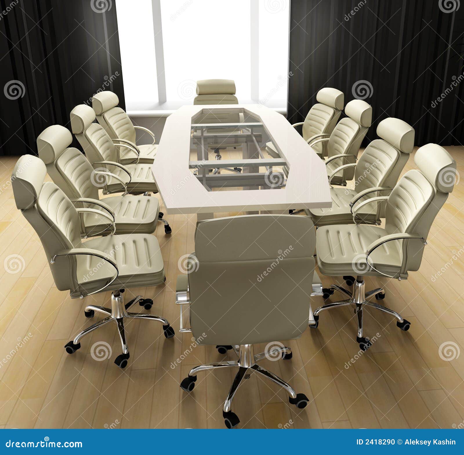 Table of negotiation stock photo. Image of interior, office - 2418290