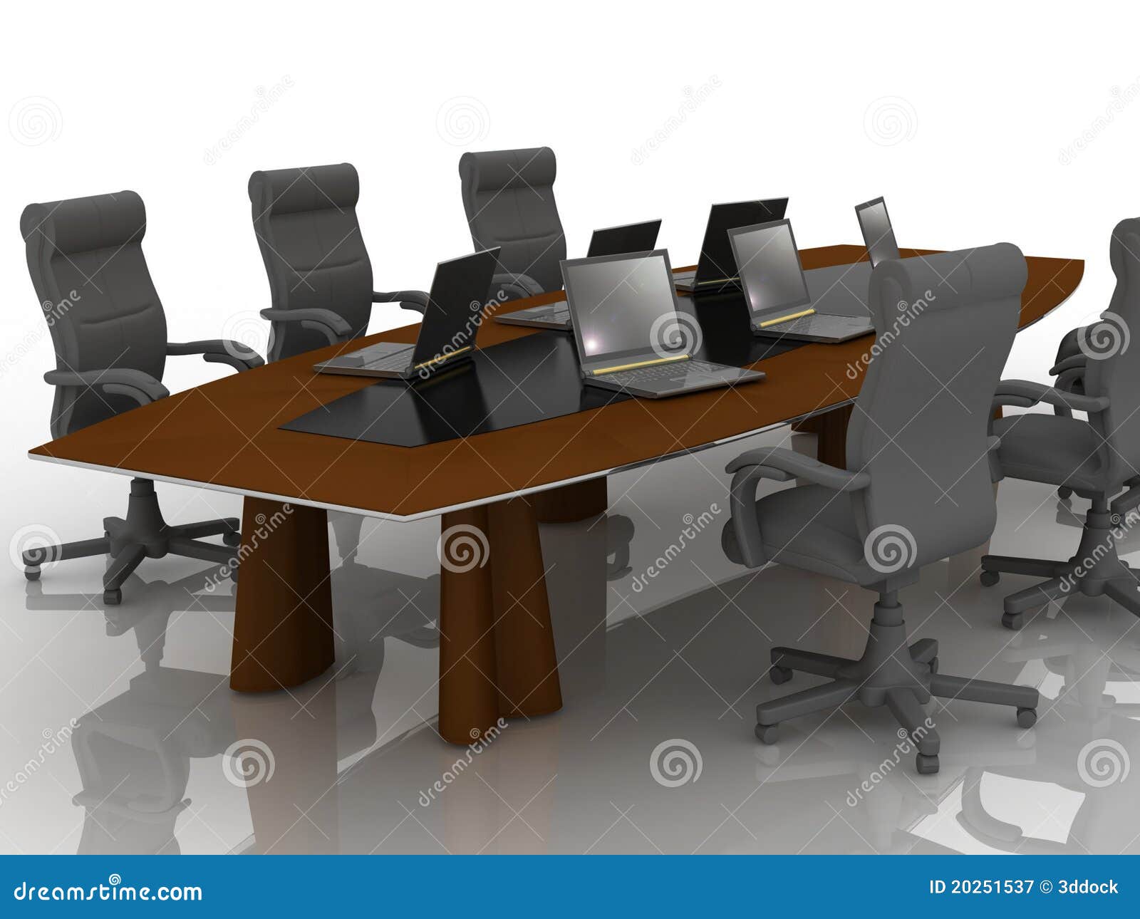Table For Negotiations Royalty Free Stock Photography - Image: 20251537
