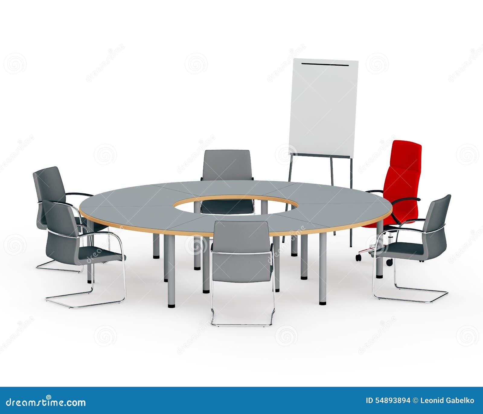 Table for negotiations stock illustration. Illustration of indoor ...