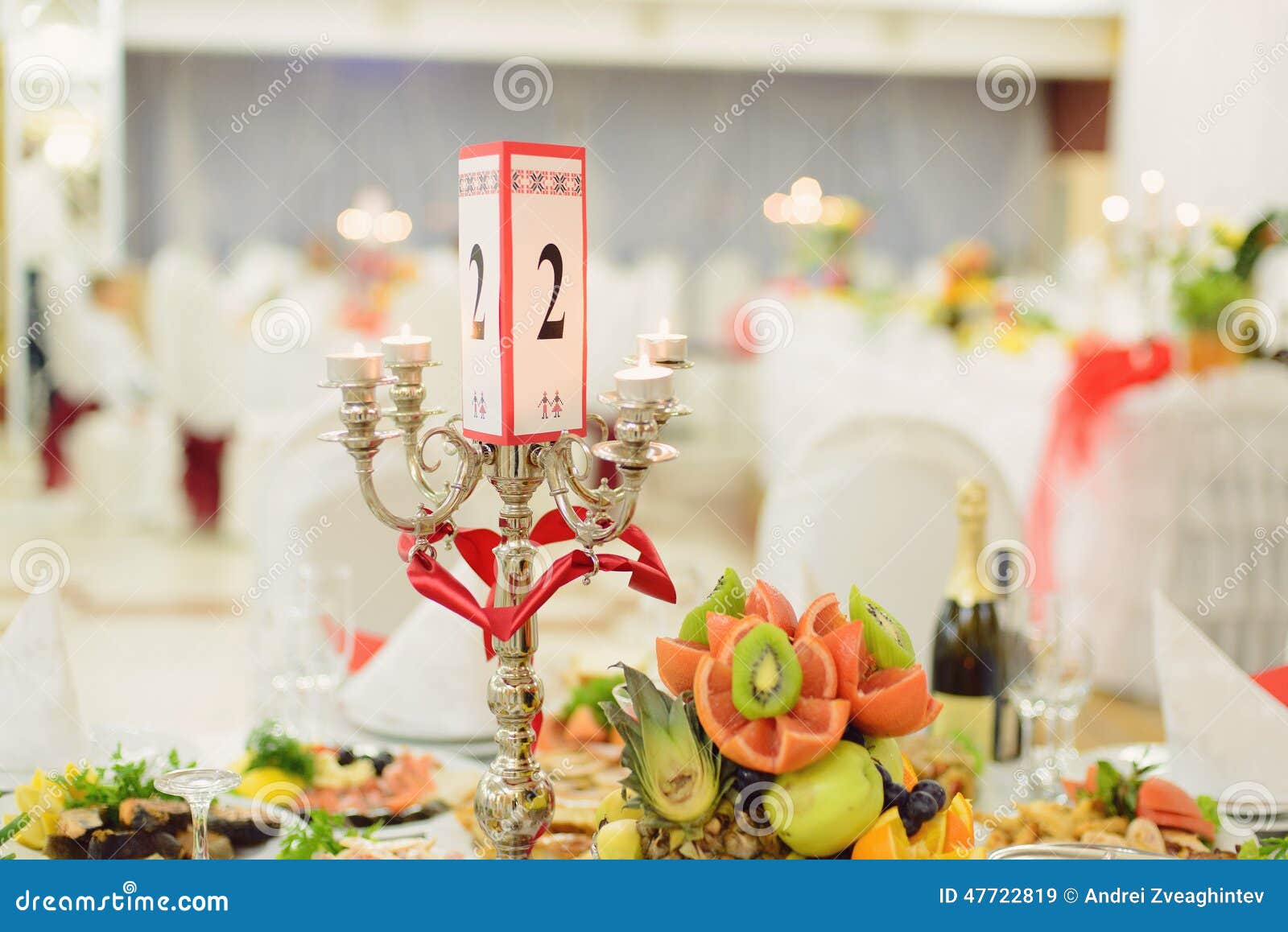 Table Number Two Card stock image. Image of glass, dishware - 47722819