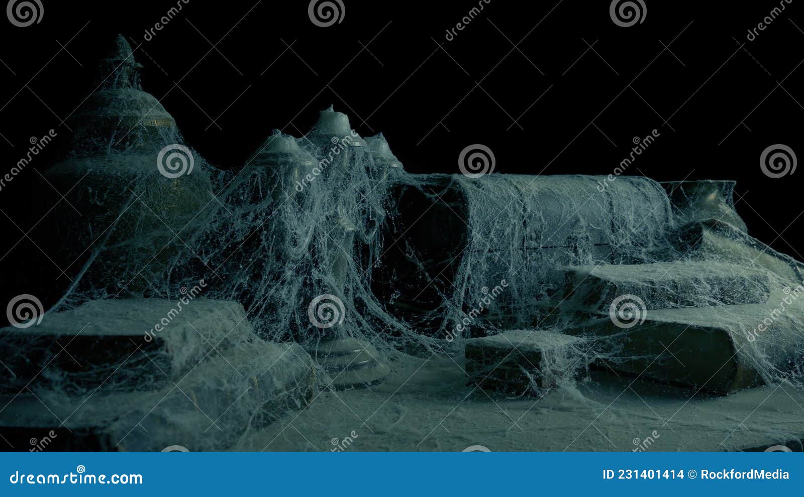 Desk in Old Gothic Mansion Covered in Dust Stock Footage - Video of ...