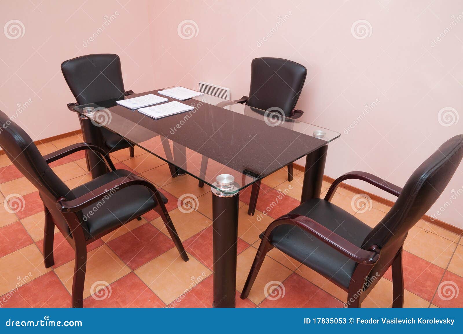 Table at office. stock image. Image of table, business - 17835053