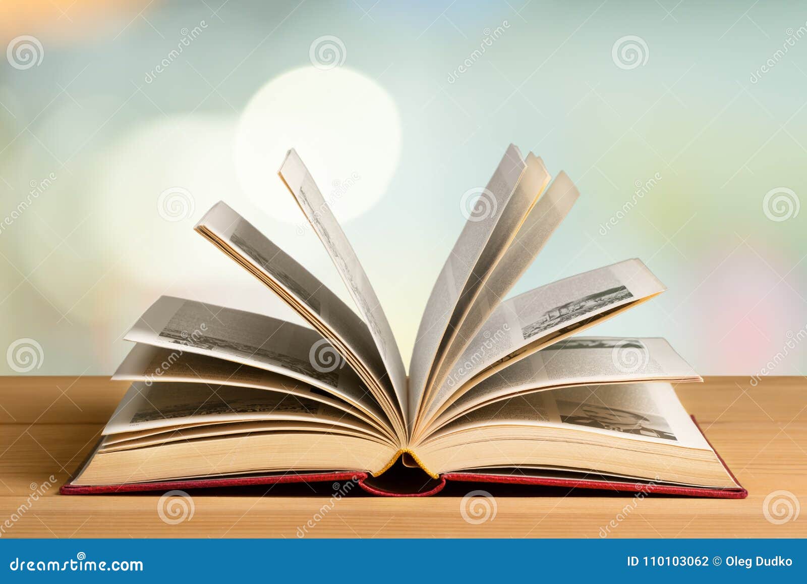 Open Book on Table,close Up Editorial Photography - Image of reading ...