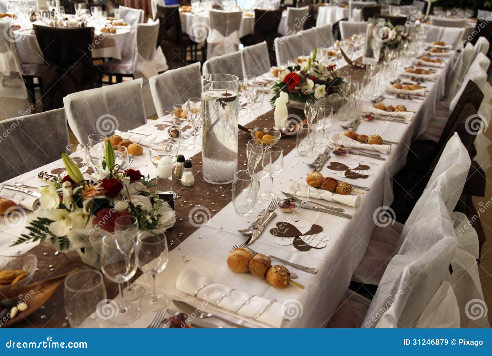 Table party stock image. Image of glass, meal, gastronomy - 31246879