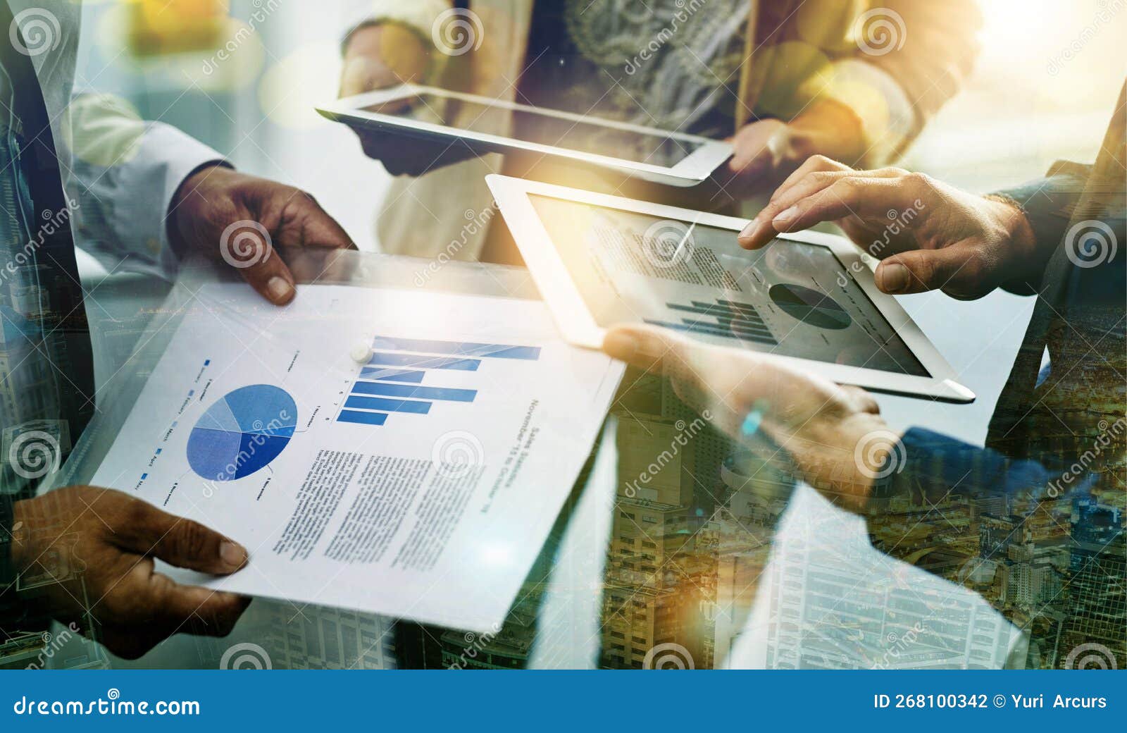 Table, People Hands and Digital Overlay for Data Analytics Strategy ...