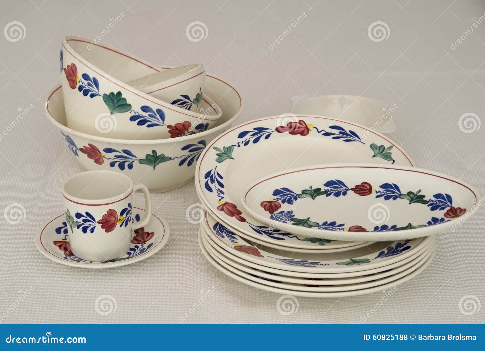 Table with plates stock photo. Image of dinner, elegance - 60825188